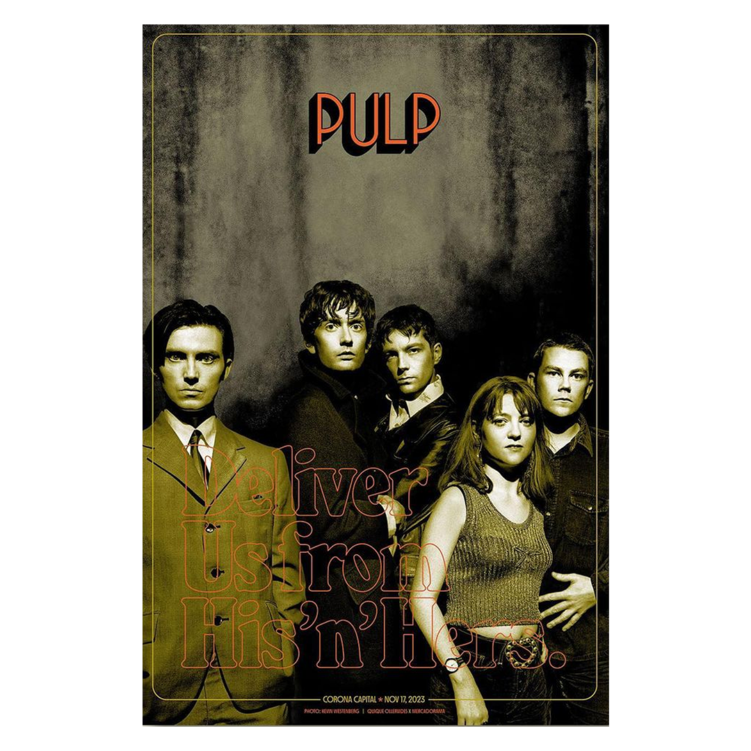Pulp México 2023 x Quique Ollervides Gig Poster – Mercadorama