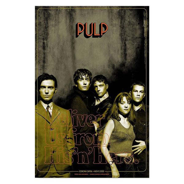 Pulp México 2023 x Quique Ollervides Gig Poster – Mercadorama
