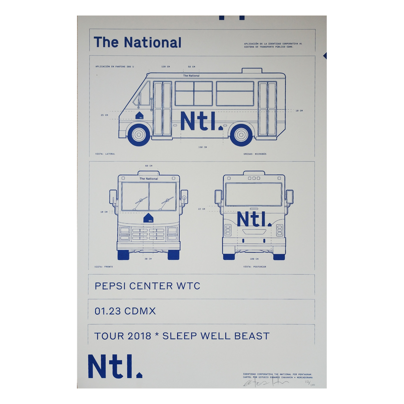 The National Ciudad de Mexico 2018 x Edoardo Chavarin Gig poster ...